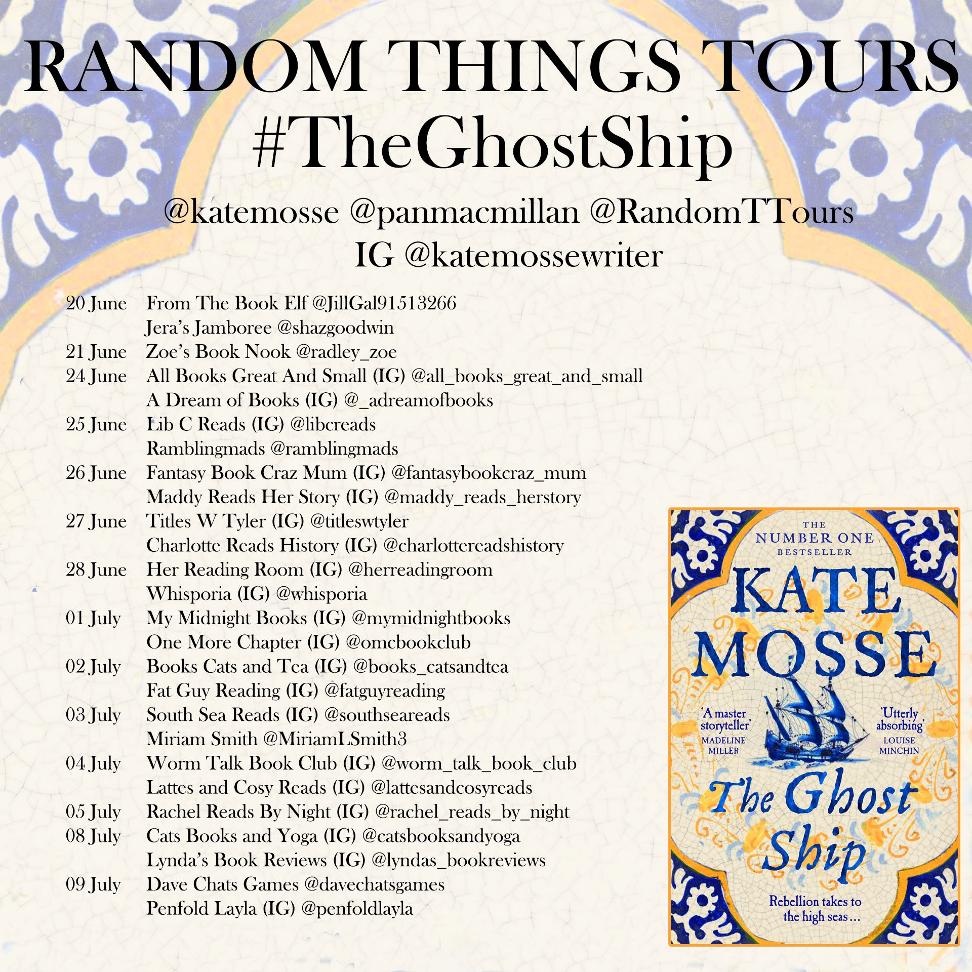 Blog Tour: The Ghost Ship – Kate Mosse – ramblingmads
