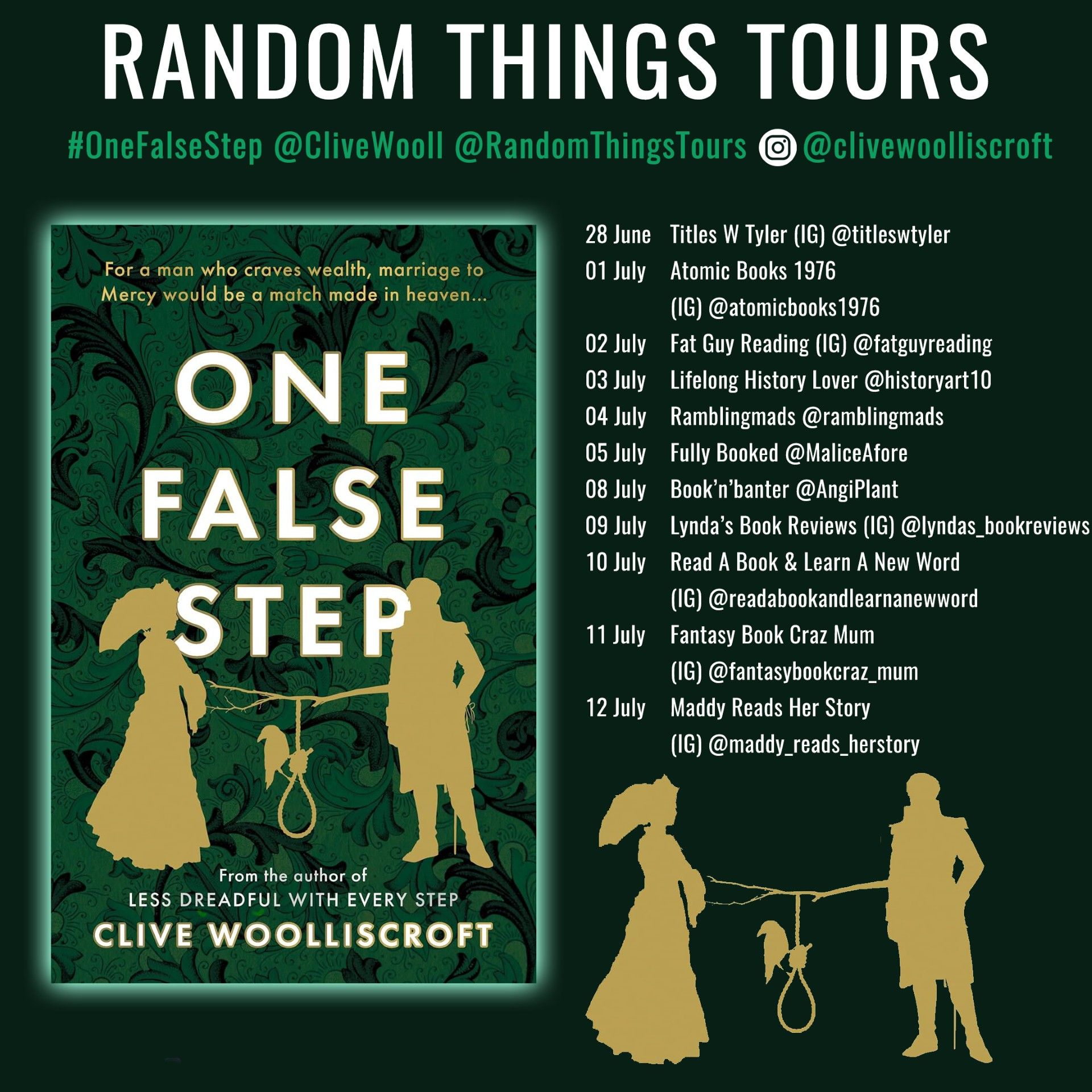 Blog Tour: One False Step – Clive Woolliscroft – ramblingmads